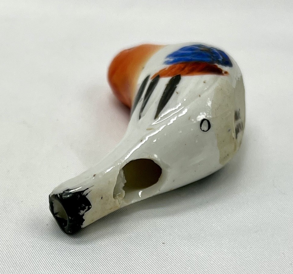 Rare Vintage Beautiful Porcelain Ceramic Bird Shaped Whistle Made In ...