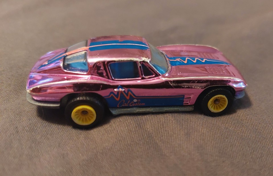 1979 Hot Wheels Real Riders 1963 Corvette Split Window Pink Chrome Cal ...
