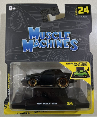 NEW 2023 MUSCLE MACHINES 1987 BUICK GNX GOLD WHEELS CHASE #24 VHTF | eBay
