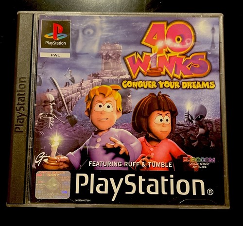 40 Winks (Sony PlayStation 1, 1999) - European Version for sale online ...