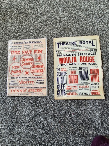 2 Jimmy Clitheroe Flyers from 1950s | eBay UK