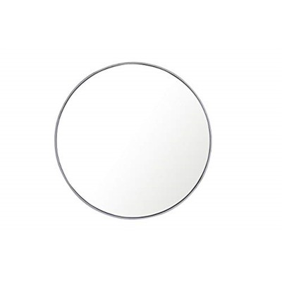Elegant Decor Metal frame Round Mirror 36 inch Silver finish | eBay