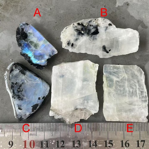 Natural Moonstone Rough Mineral Slab/Raw Material rock Slice C2838 | eBay