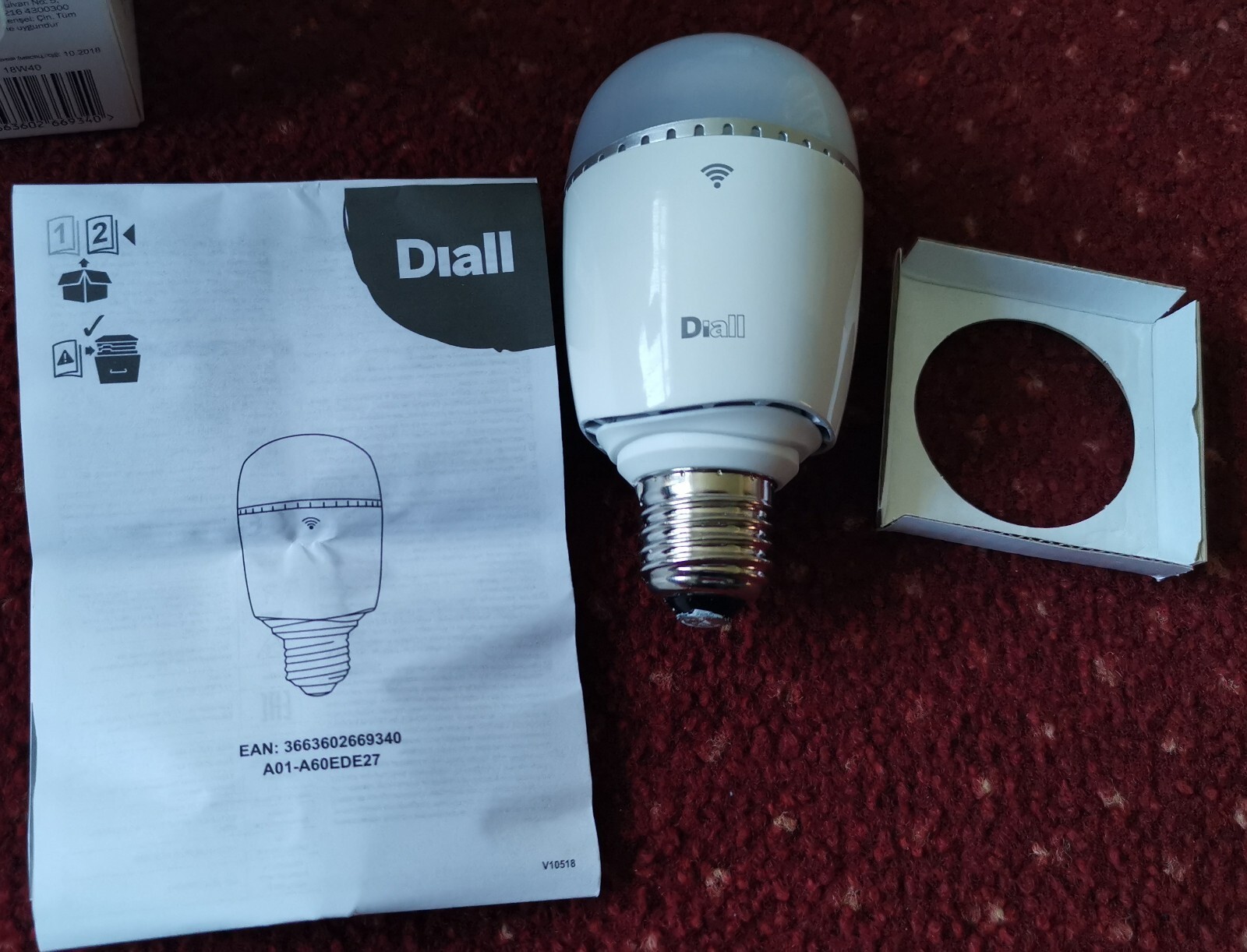 Diall LED Smart Bulb E27 40w/470 Lumens X2 for sale online | eBay