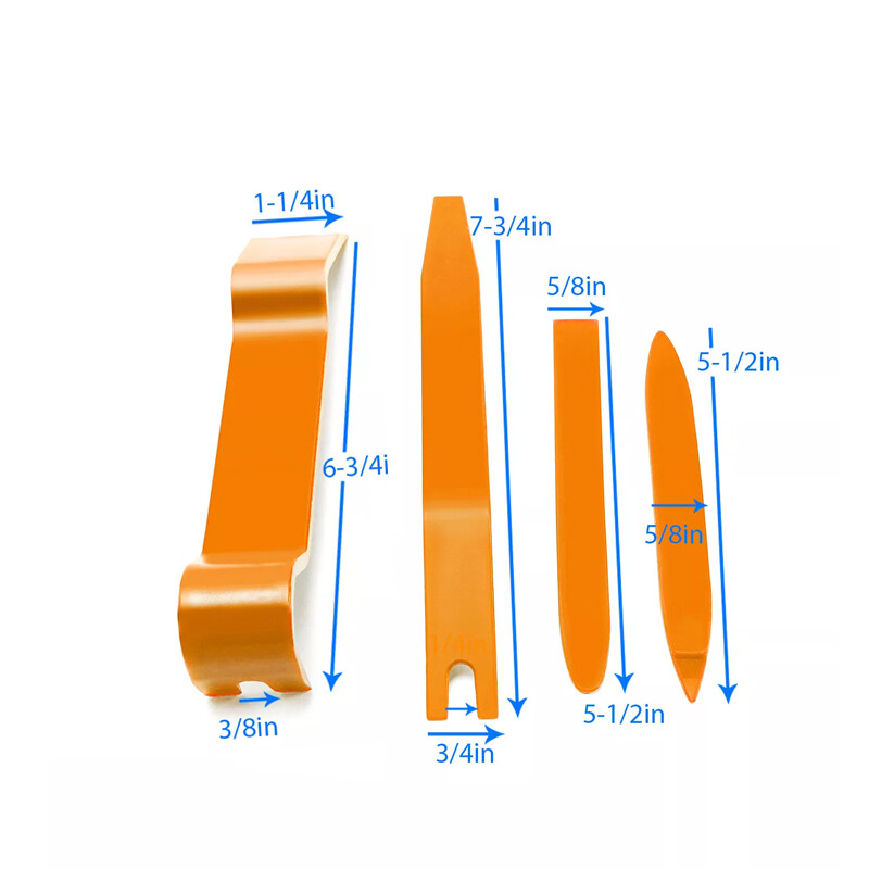 4xAuto Trim Removal Tool Kit Car Panel Door Window Fastener Remover Pry ...