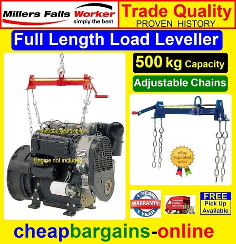 500Kg LOAD LEVELLER ENGINE CRANE LOAD LEVELLER CHAIN BLOCK & TACKLE ...