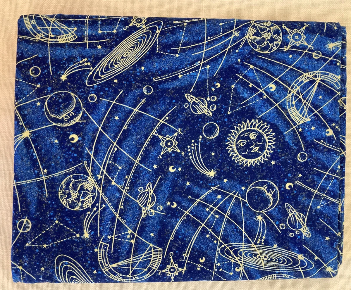 Solar System Fabric Pattern
