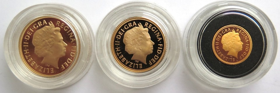 [K3875] The Sovereign 2015 Three-Coin Set Gold Proof Coin Set | eBay UK