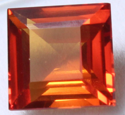 Natural Certified 5.20 Ct+ Tanzania Orange Tanzanite 9x9 mm Unheated ...