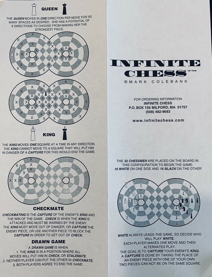 Infinite Chess Board New OOP Collectible Variant | eBay