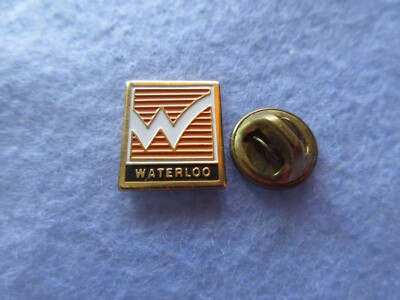 Waterloo Ontario W Lapel Pin Button | eBay