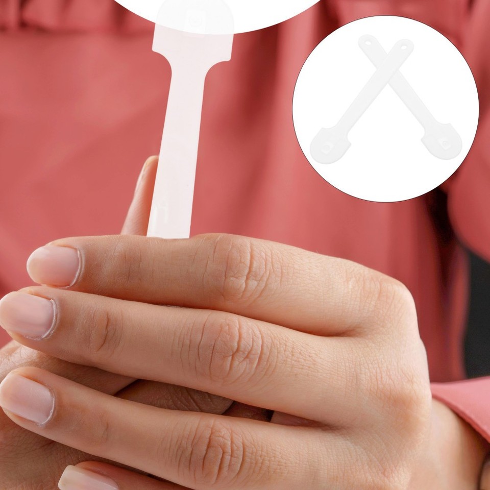 50 Pcs Circular Fan Pole Hand Fans Plastic Sticks for Decorative | eBay UK