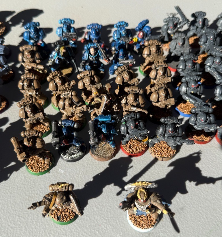 Warhammer 40k First born Space Marine Army | eBay