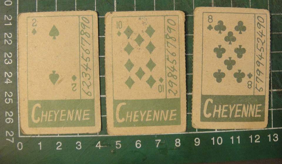 BS1-36) 1970's Malaysia Vintage Trading Cards~RED INDIAN Cheyenne x 3 ...