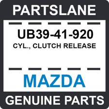 UB3941920 Cylinder Clutch Rels Mazda Genuine OEM Part for sale online ...
