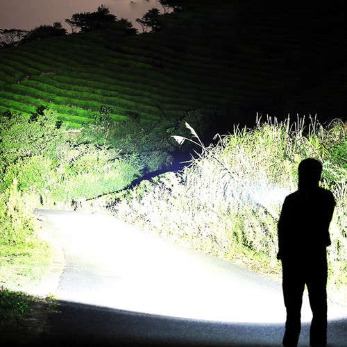 9LED Powerful Flashlight Waterproof Camping Lantern Outdoor Torch for ...