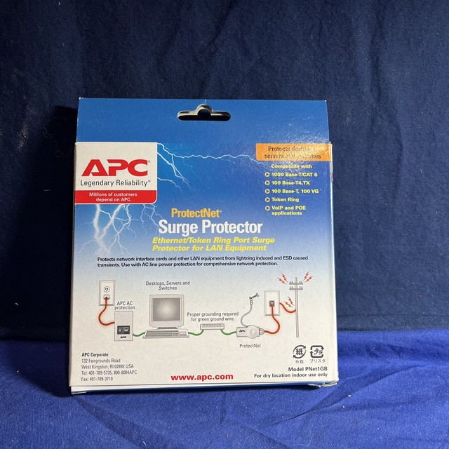 APC PNET1GB Surge Protector for sale online | eBay