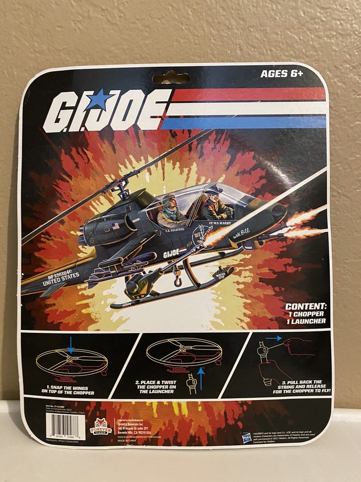 New GI Joe Flying Chopper with Handheld Launcher Hasbro | eBay
