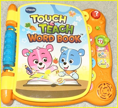 VTech Touch and Teach Word Book Interactive Musical Learning Toy ...