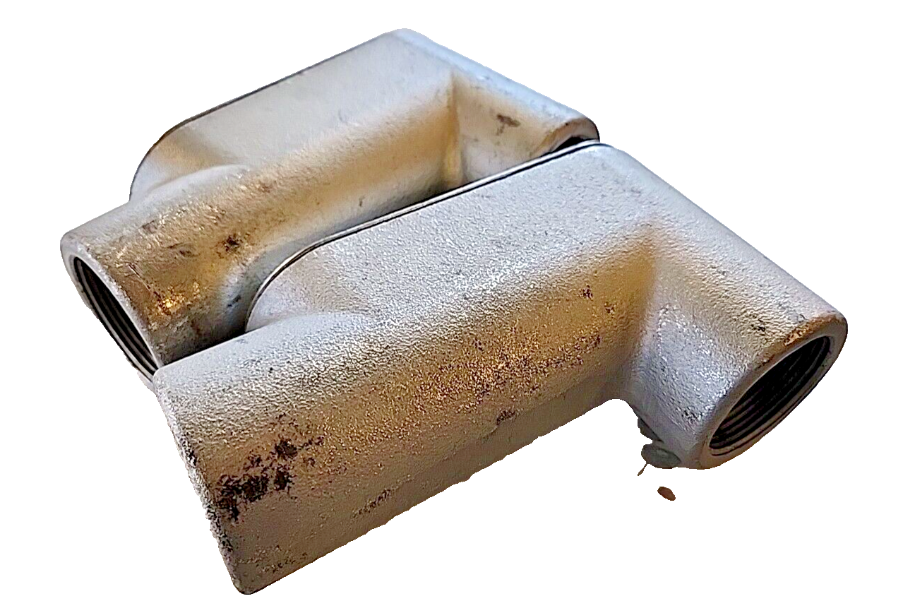 Crouse-Hinds LB57 With Cover 1-1/2 Ridgid Heavy Duty Conduit Body Lot ...