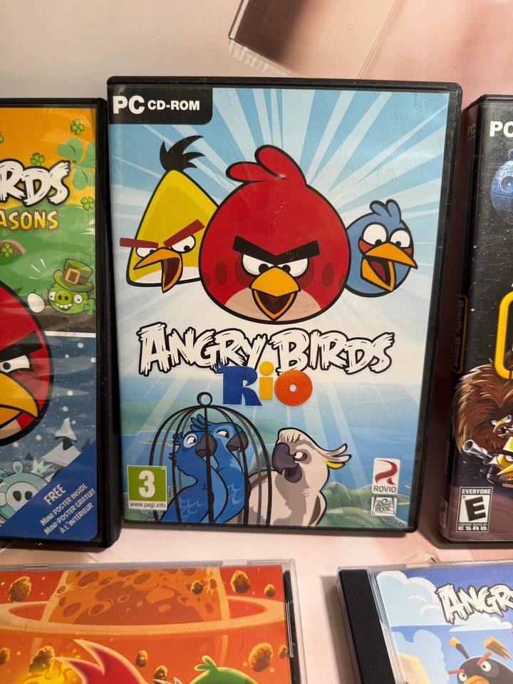 Collection of 5 ANGRY BIRDS PC CD-ROMs by ROVIO 2009-2012 | eBay