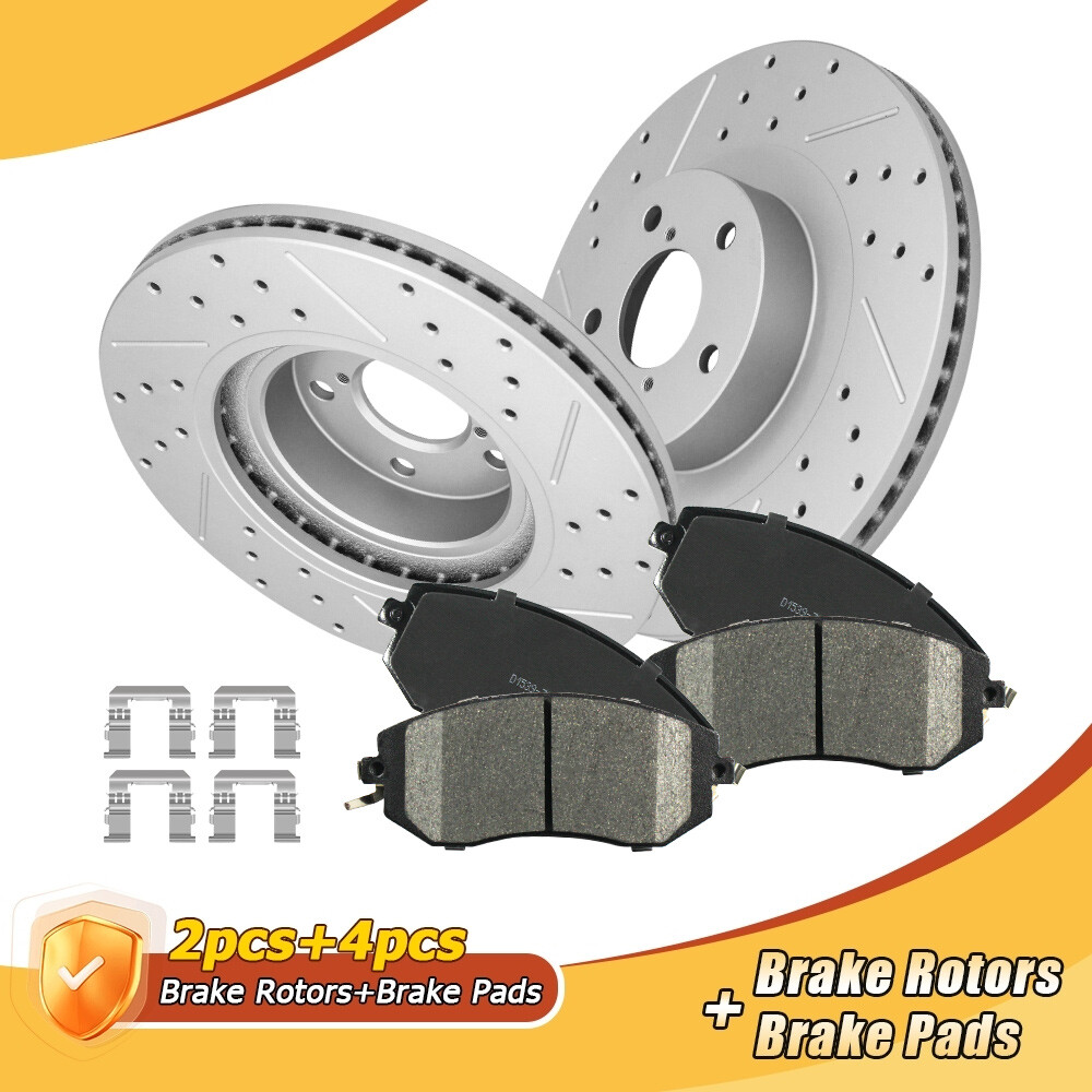 11.53" Front Brake Rotors+Ceramic Pads for Subaru Legacy Forester ...