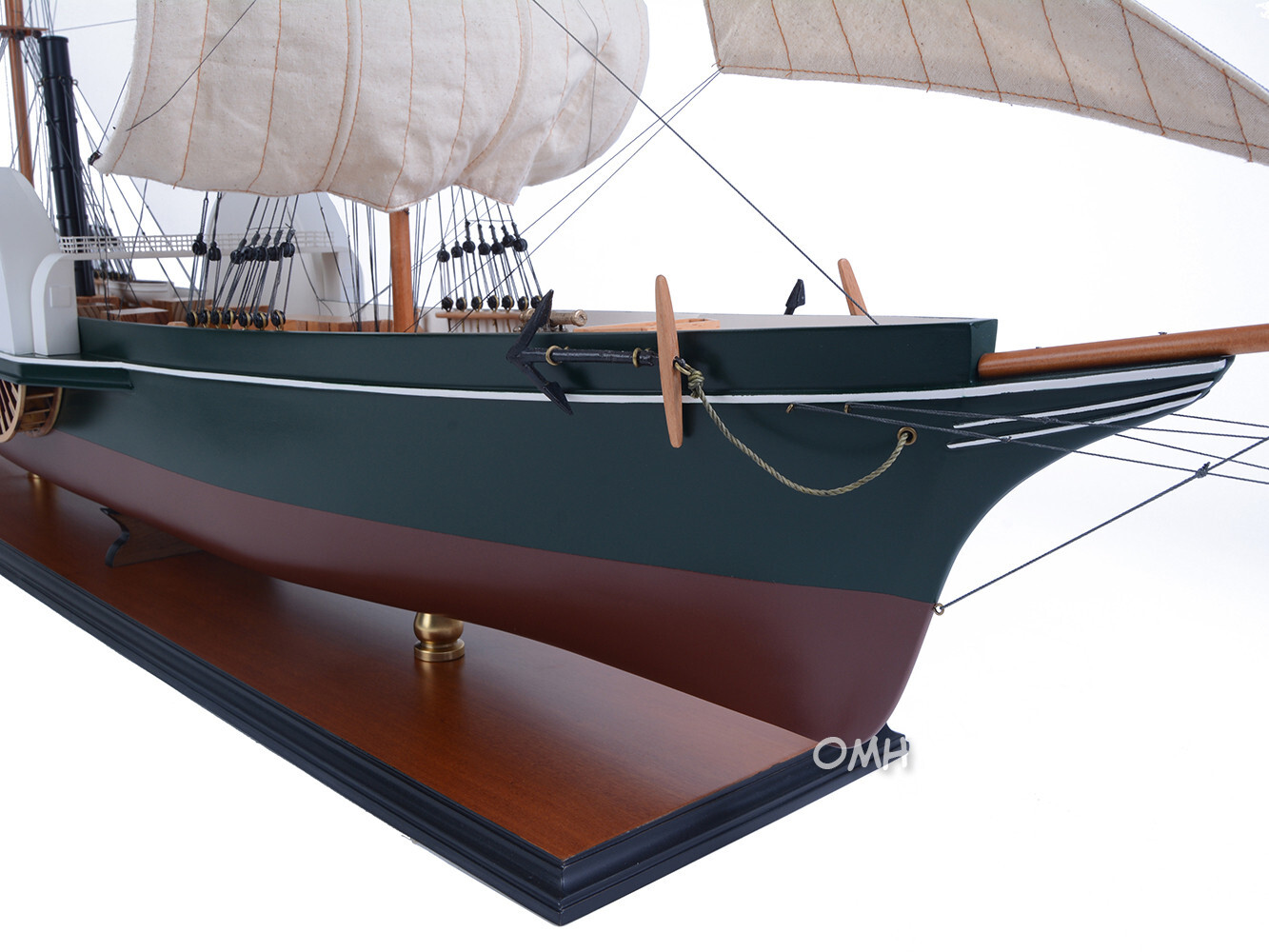 Nemesis 1839 British Steam Paddle Frigate Wood Tall Ship Model 55 ...