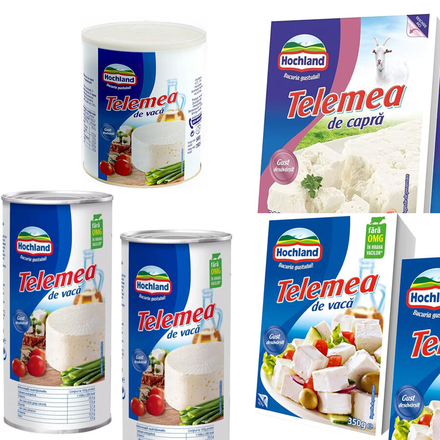 Hochland German Cheese | Telemea De Vaca | Cow Milk Cheese (Pack of 2 ...
