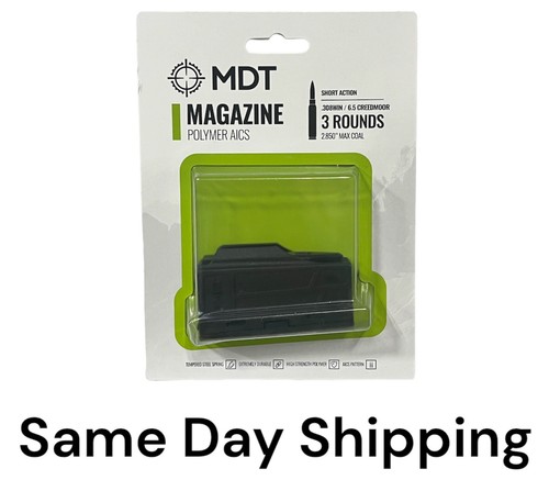 MDT Magazine 308 Win/6.5 Creedmoor 3 Rounds Poly Short Action AICS ...