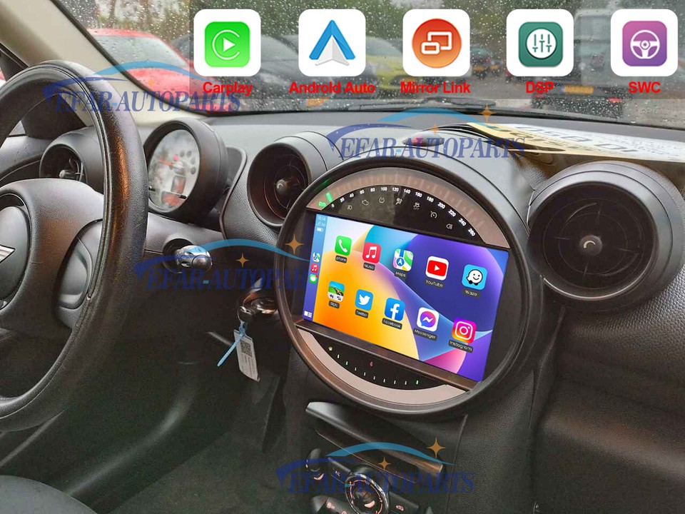 For Mini Cooper Countryman Paceman Android 13 Carplay Car Radio Stereo ...