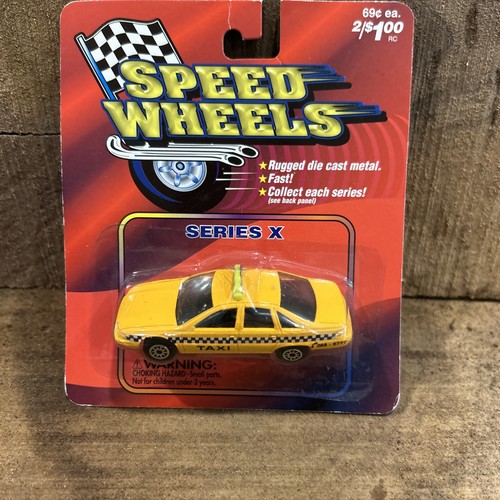 Speed Wheels Yellow Taxi Series X Diecast Car MIP | eBay