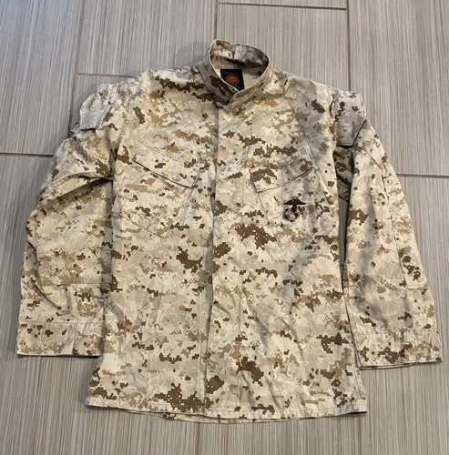 USMC Marines Shirt Jacket Digital Camo Desert Small Regular Marpat ...
