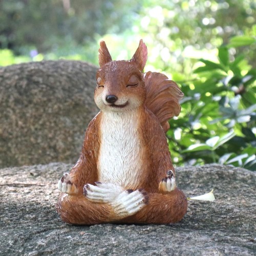 Meditation Squirrel Big Size Monkey Statue for Garden Decoration ...