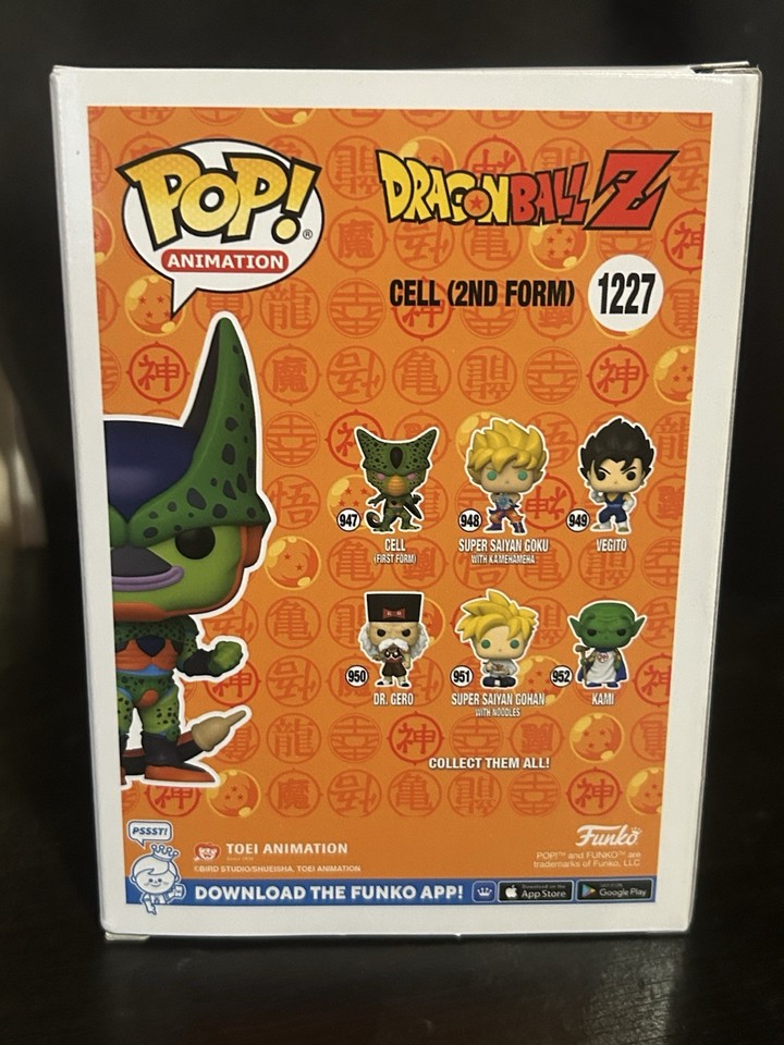 Funko Pop! Dragon Ball Z - Cell (2nd Form) #1227 2022 Fall Con Vinyl ...