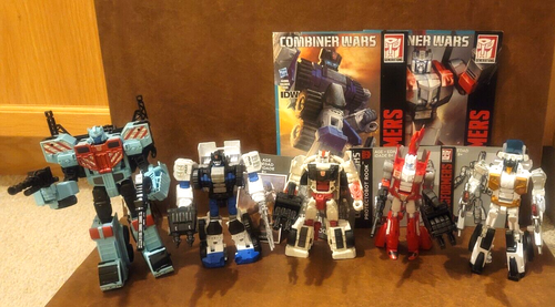 5 Transformers Combiner Wars Defensor Protectobots Combiner Set with ...