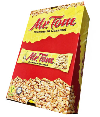 36 Bars Mr Tom Peanut Brittle Retro Sweets Mr.Tom Pack Of 36 Bars | eBay UK