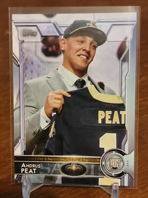2015 Topps Andrus Peat Rookie New Orleans Saints #485 | eBay