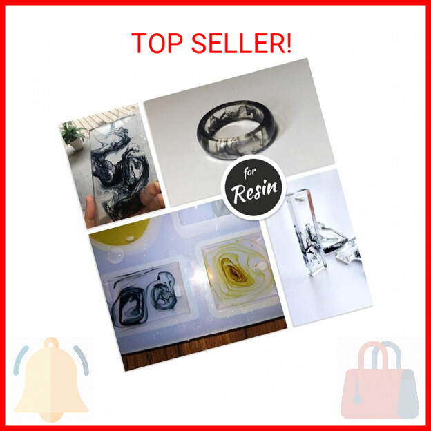 Black Epoxy UV Resin Pigment - 4oz Black Liquid Epoxy Resin Color Dye ...