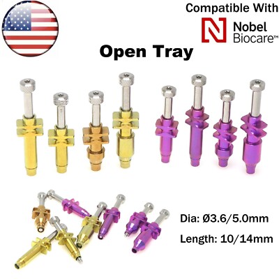 US Dental for Nobel Active Impression Transfer Coping Open Tray NP/RP Ø3.6/5.0mm | eBay