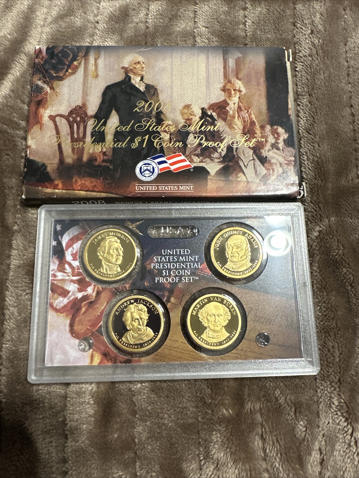 2008 United States Mint Presidential $1 Coin Proof Set + Box + COA | eBay