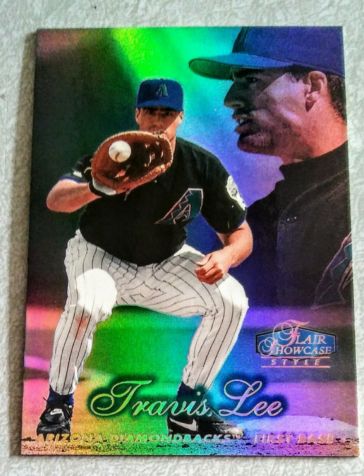 1998 FLAIR SHOWCASE SEC 2- ROW 2 - SEAT #2 TRAVIS LEE DIAMONDBACKS ...