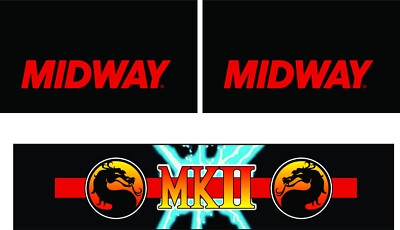 Mortal Kombat 2 Arcade Control Panel Box Art Artwork Overlay MK2 CPO ...