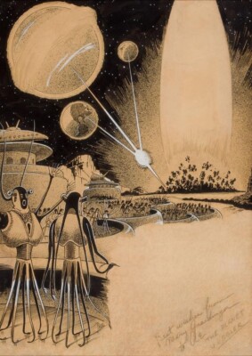 Robot Aliens Art Print – Frank R. Paul – Pulp Science Fiction ...