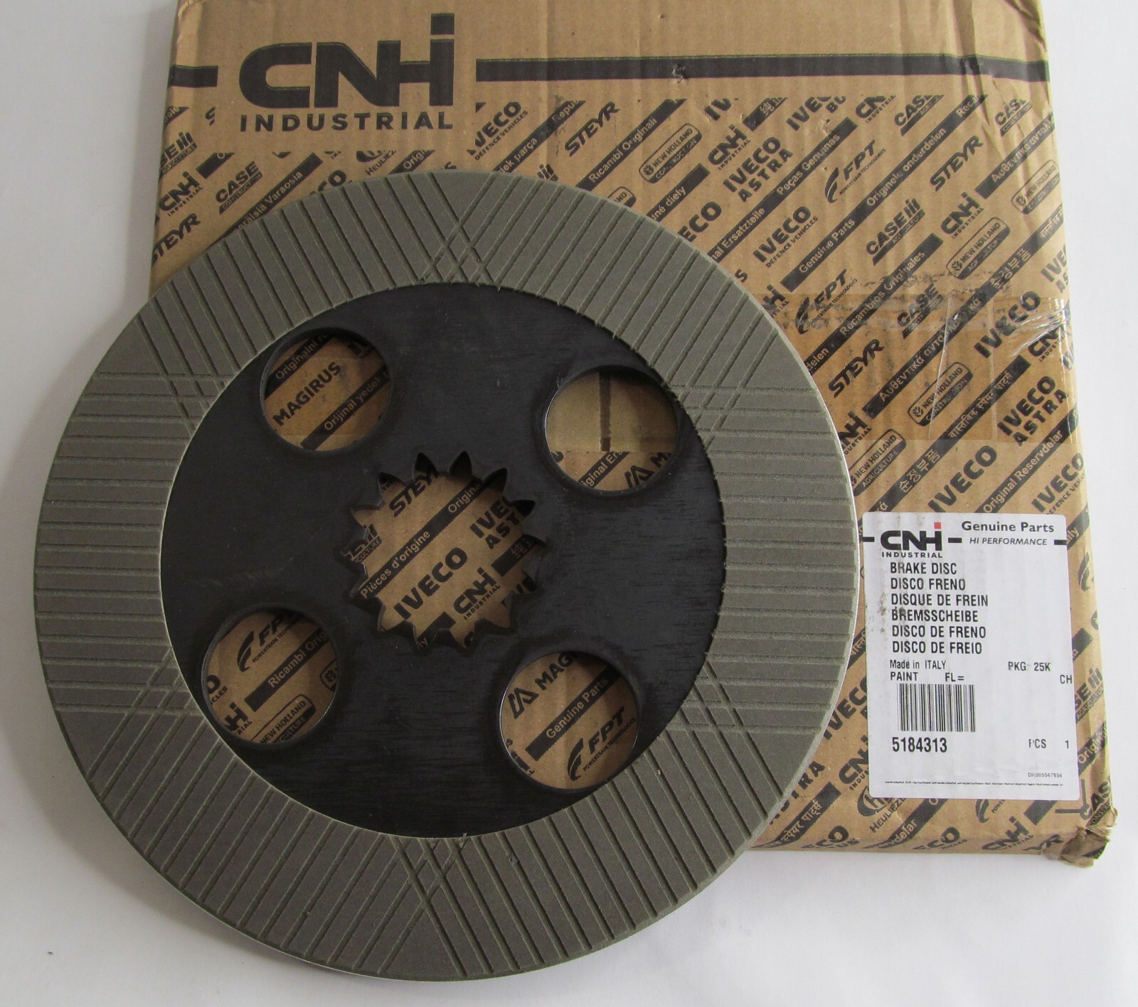 NEW GENUINE CNH OEM CASE IH NEW HOLLAND 5184313 BRAKE DISC | eBay