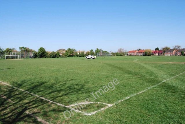 Photo 6x4 Privett Park (3) Gosport/SU5900 Two football pitches in the ...