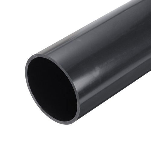 Deep Grey PVC Rigid Pipe 81.4mm ID 90mm OD 12" High Impact, Deep Grey ...