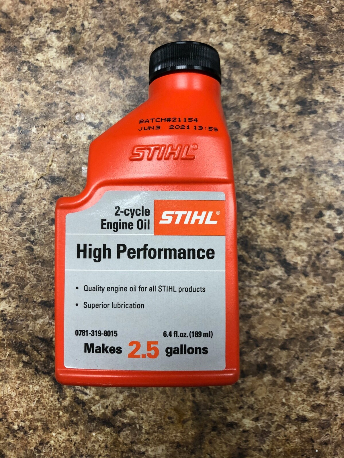 1 - Stihl 2.5 Gal mix High Performance Oil Mix 50:1 2-Cycle 6.4 ounce bottle | eBay