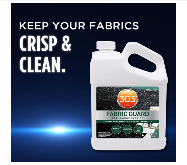 303 Marine Fabric Guard, Water Repellent & Stain Protectant Spray, 1 ...