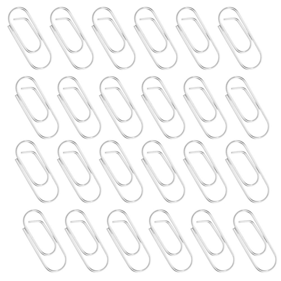 200 Pcs Metal Paper Clips Small Mini 0.59 Inch Tiny Paperclip Clamps ...