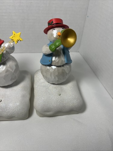 Hallmark Snowman Wireless Jazz Band Complete Set Trombone Tony ...